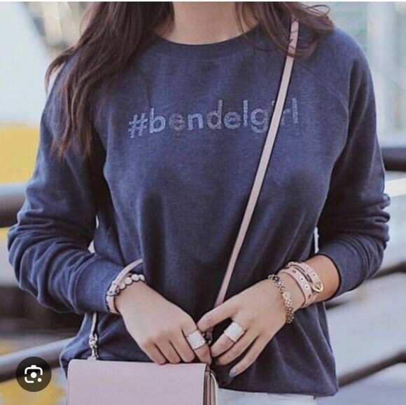 henri bendel | Tops | Henri Bendel Bendelgirl Sweatshirt | Poshmark